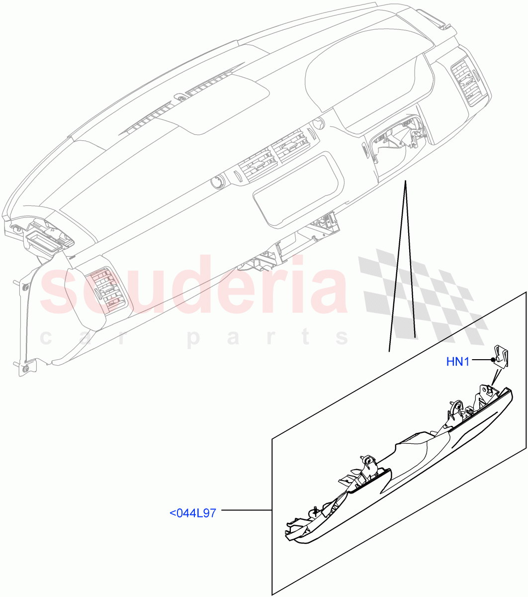 Instrument Panel (External, Lower) parts for Land Rover Range Rover ...