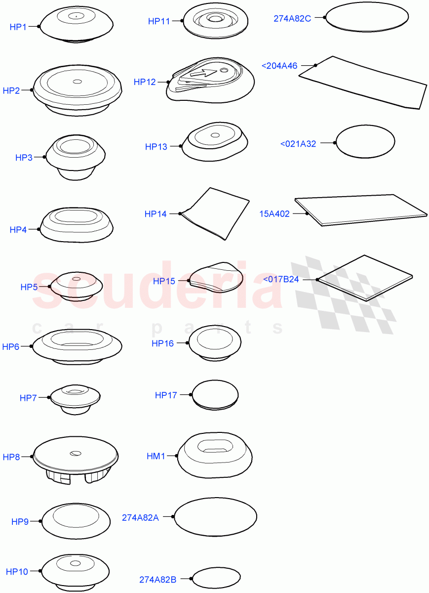 Plugs - Body parts for Land Rover Range Rover (2022+) [4.4 V8 Turbo ...