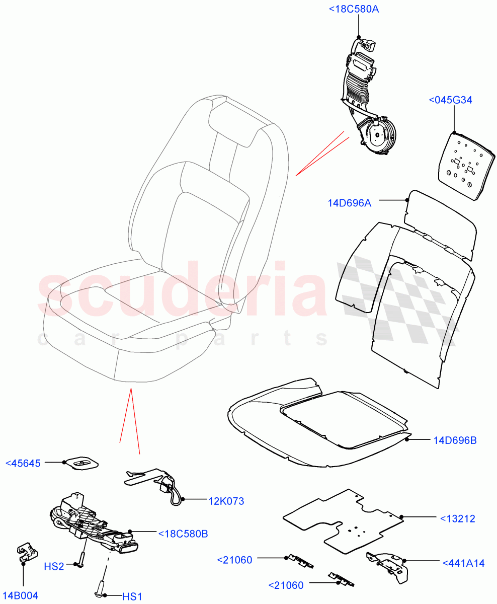 Front Seat Pads/Valances & Heating (Heating) ((V) FROMJA000001) parts ...