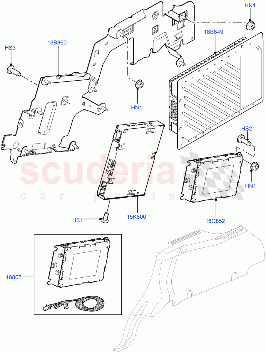 Family Entertainment System (Luggage Compartment) ((V) FROMCA000001 ...