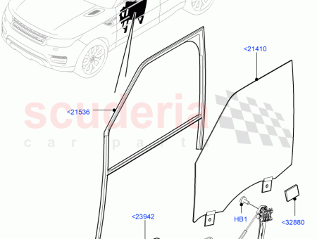 LR153951 Range Rover Sport REGULATOR AND MOTOR - WINDOW